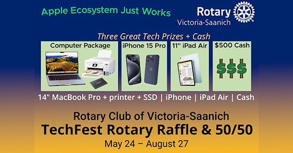 Order tickets for the TECHFEST Rotary Raffle & 50/50 | Raffle Nexus
